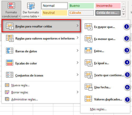 Formato condicional en Excel: qué es y cómo usarlo — Digitalizatec